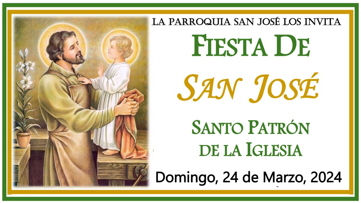 Celebración A San José Saint Joseph Church